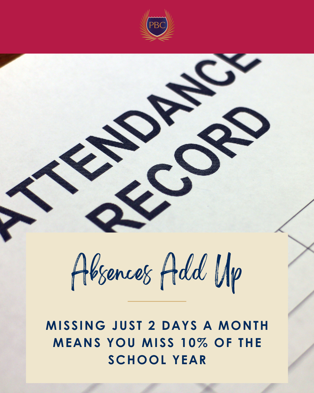 Absences Add Up